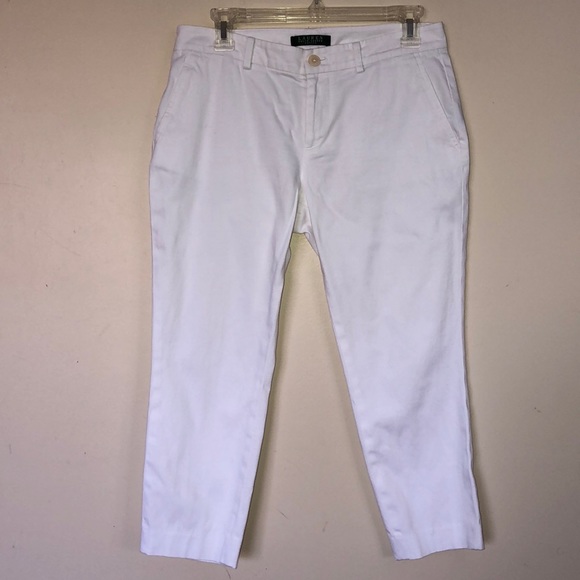 Lauren Ralph Lauren | Pants & Jumpsuits | Lauren Ralph Lauren White ...